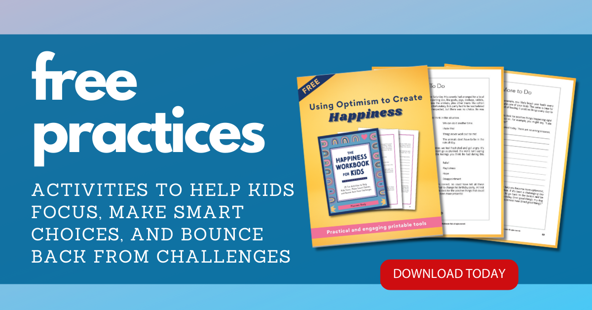 PESI | Optimism Activity from The Happiness Workbook for Kids